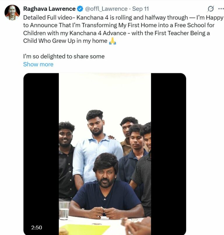 Raghava Lawrence Height, Weight, Age, Biography, Wife, Children & More ...