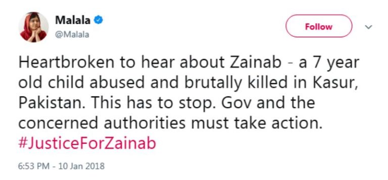 Zainab Ansari (Pakistan Rape Victim) Age, Death Cause, Biography ...