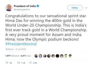 Hima Das Height, Age, Caste, Boyfriend, Family, Biography & More ...