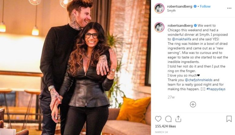 Robert Sandberg (Mia Khalifa's Fiancé) Age, Family, Biography & More ...