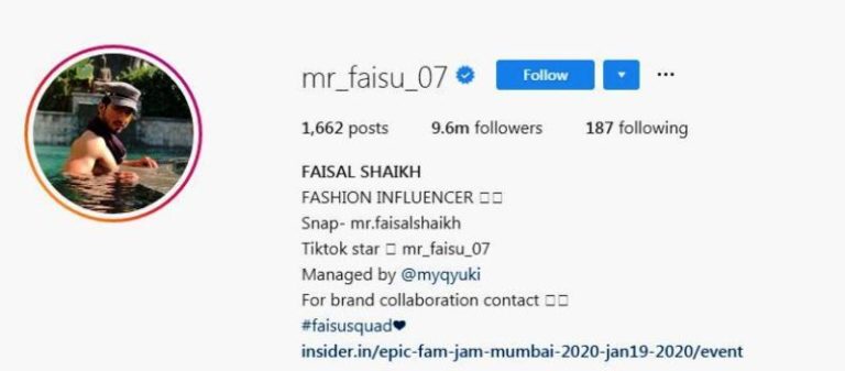 Faisal Shaikh (Mr. Faisu) Age, Girlfriend, Family, Biography & More ...