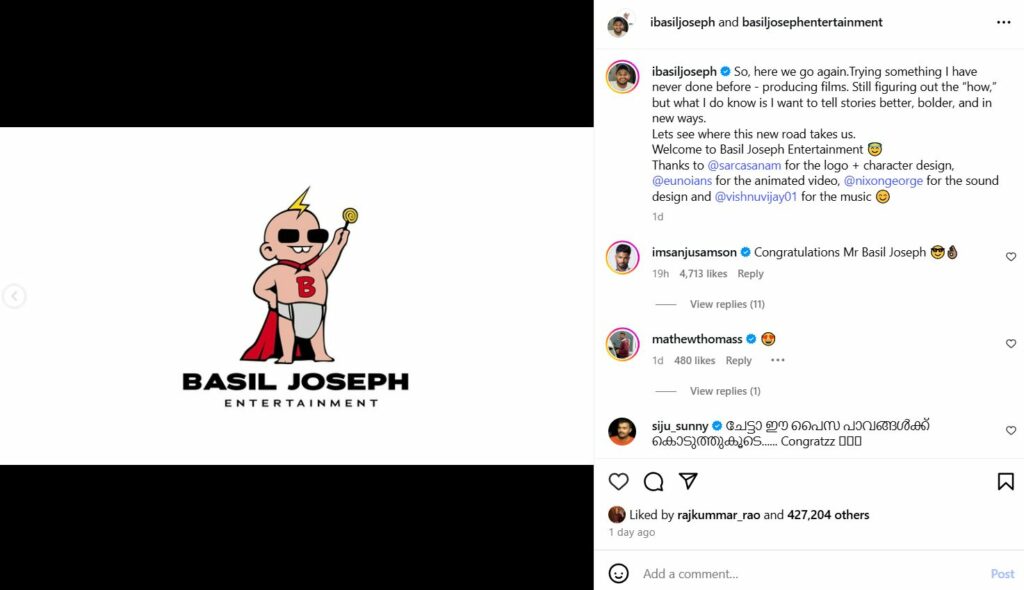 Basil Joseph Age, Wife, Family, Biography & More » StarsUnfolded