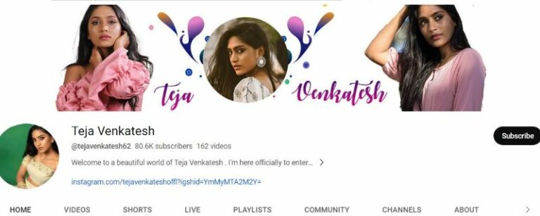 Teja Venkatesh Height, Age, Boyfriend, Family, Biography & More ...