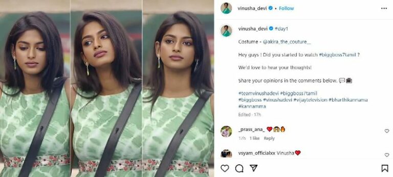 Vinusha Devi (Bigg Boss) Height, Age, Family, Biography & More ...