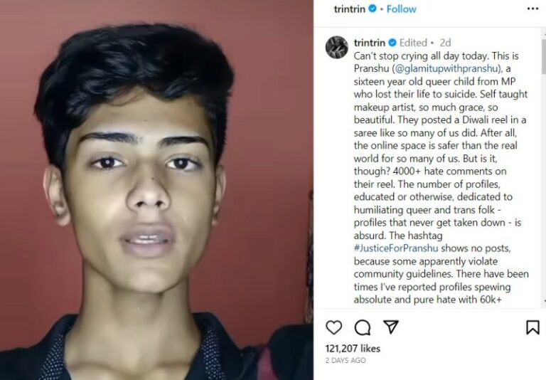 Pranshu (Queer) Age, Death, Family, Biography & More » StarsUnfolded