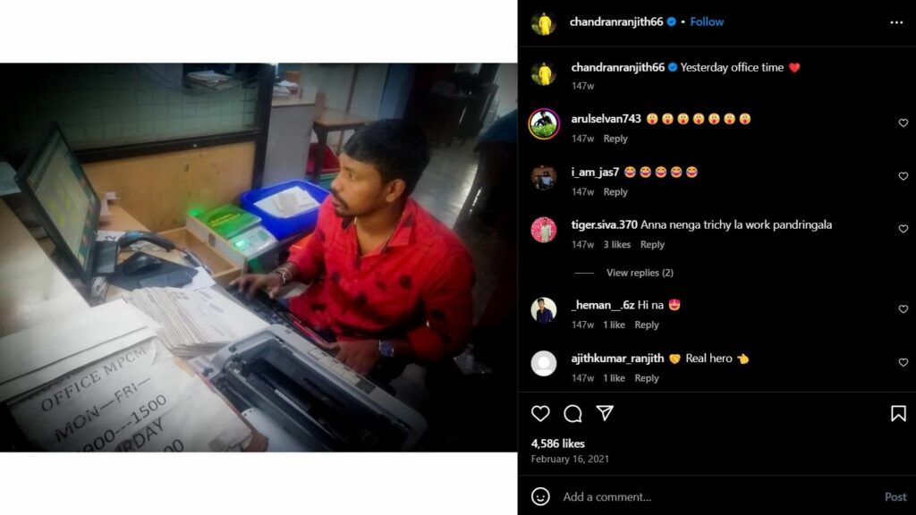 Chandran Ranjith Height, Weight, Age, Wife, Family, Biography & More ...