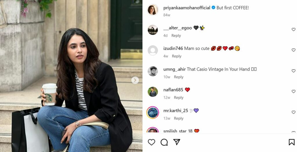 Priyanka Mohan Height, Age, Husband, Family, Biography & More ...