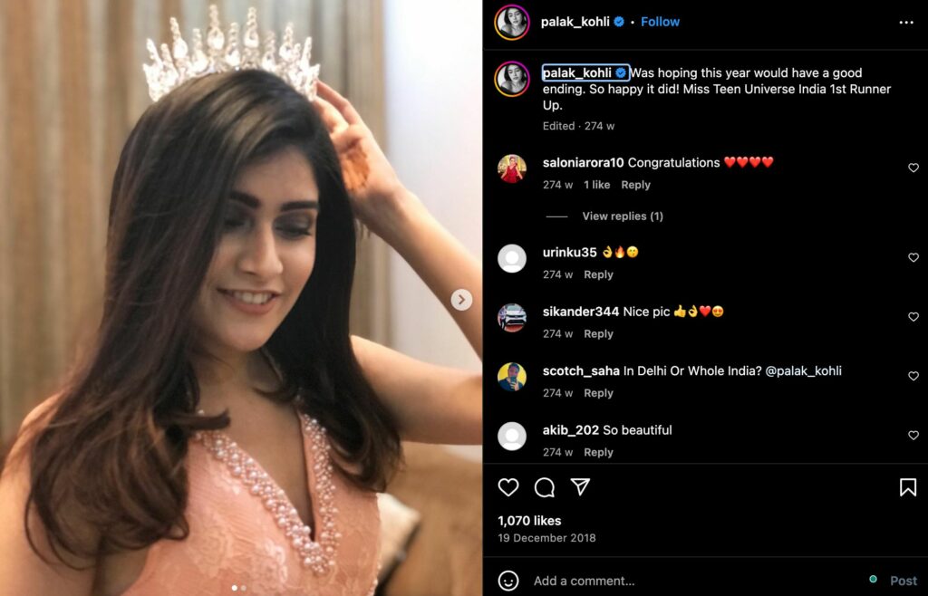 Palak Kohli Age, Husband, Family, Biography » StarsUnfolded