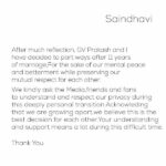 Saindhavi Height, Age, Husband, Children, Family, Biography » StarsUnfolded