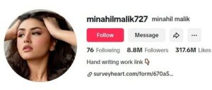 Minahil Malik (TikToker) Height, Age, Boyfriend, Family, Biography ...