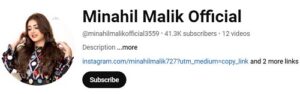 Minahil Malik (TikToker) Height, Age, Boyfriend, Family, Biography ...