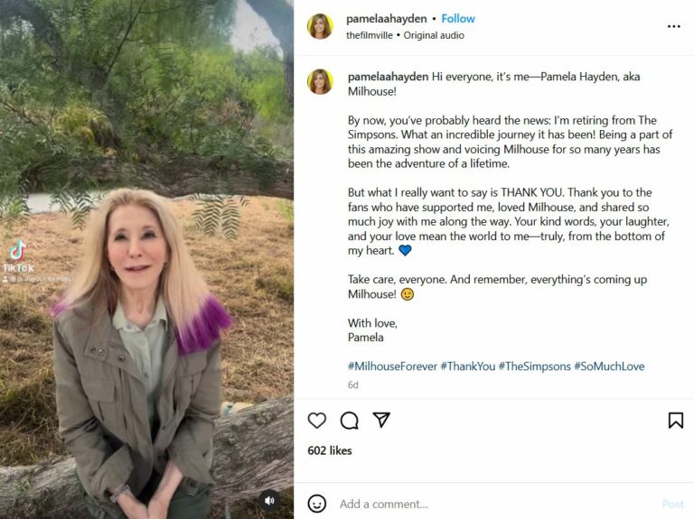 Pamela Hayden Height, Age, Husband, Family, Biography » StarsUnfolded