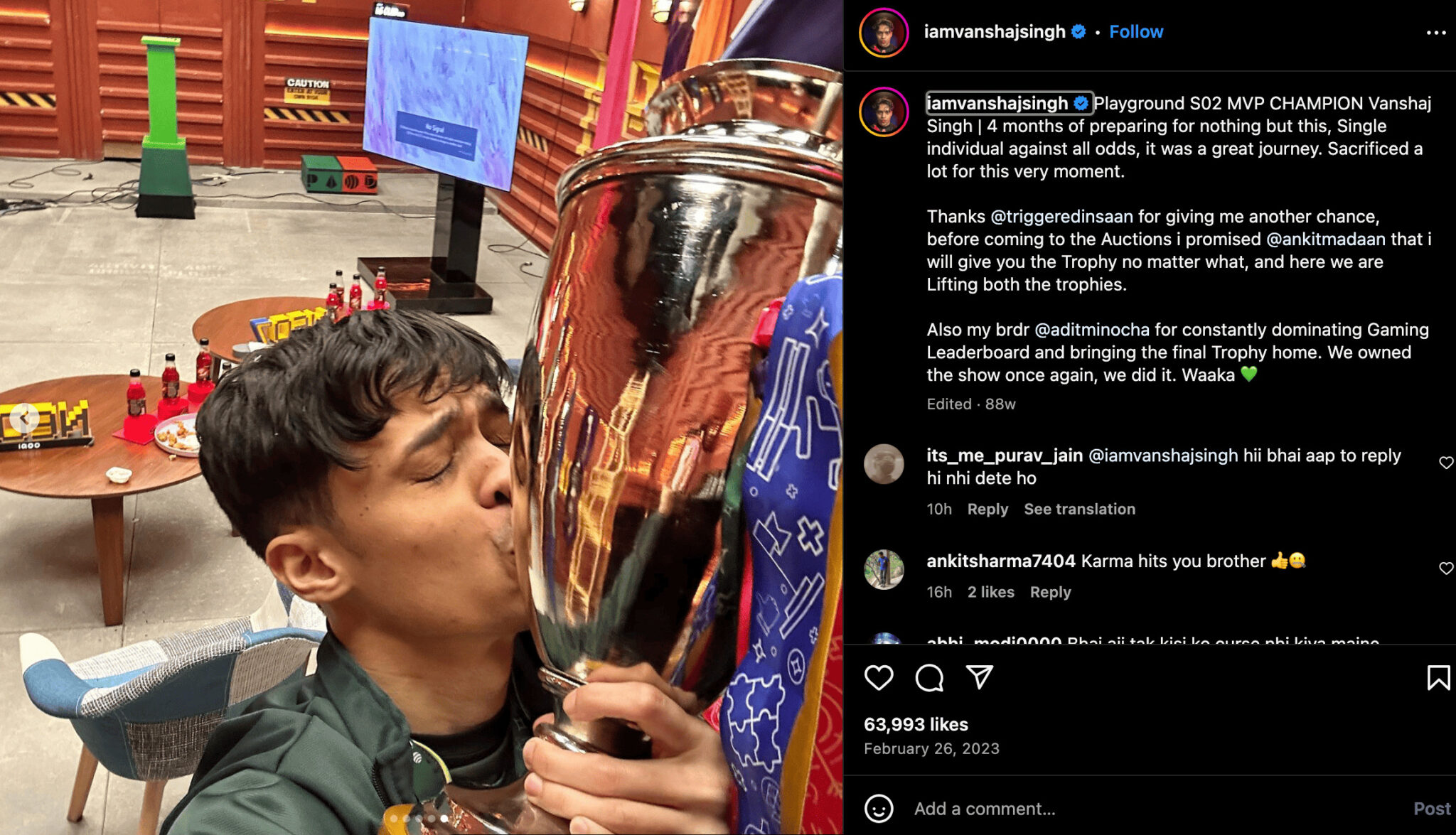 Vanshaj Singh Height, Age, Girlfriend, Family, Biography » StarsUnfolded