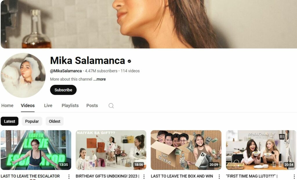 Mika Salamanca Height, Age, Boyfriend, Family, Biography » StarsUnfolded