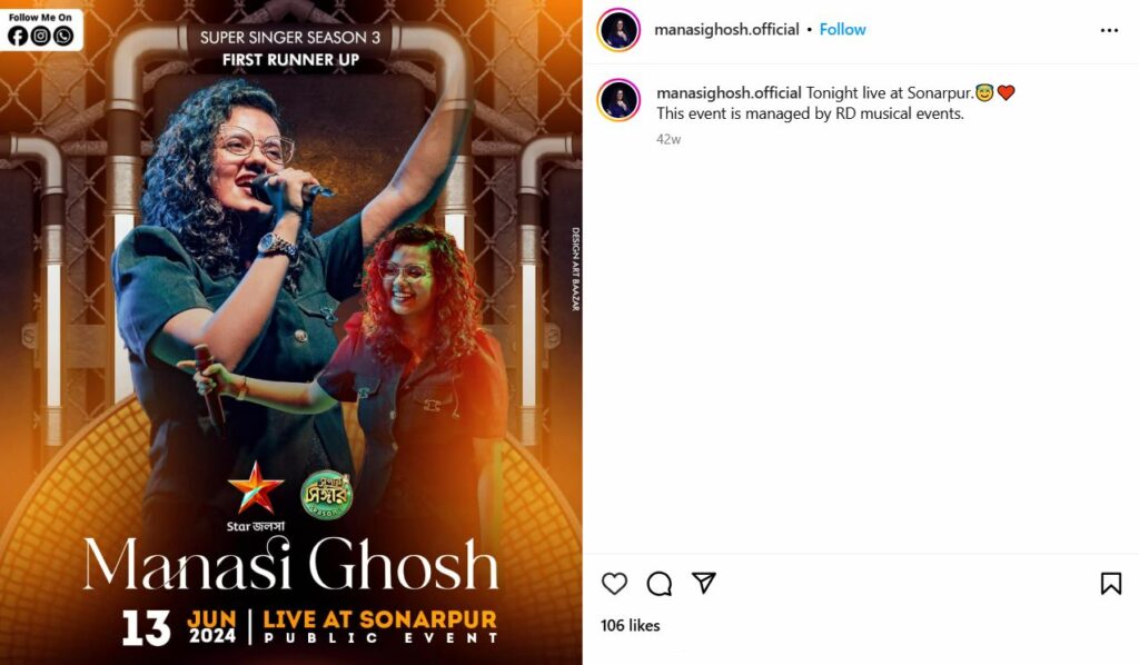 Manasi Ghosh (Indian Idol 15) Height, Age, Family, Biography ...